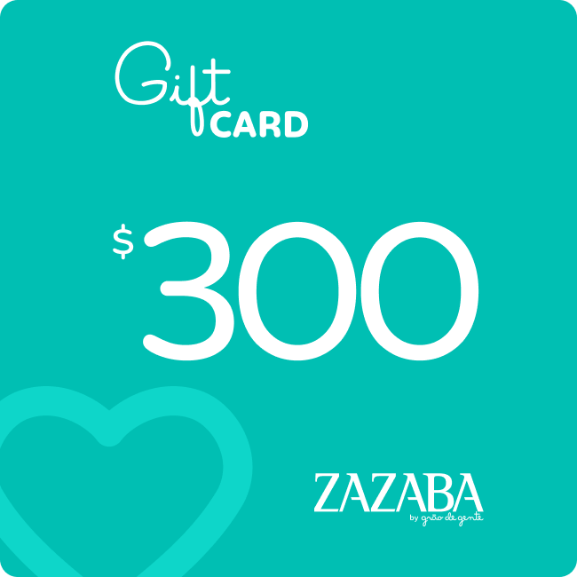 $300 Zazaba Gift Card – Grão de Gente